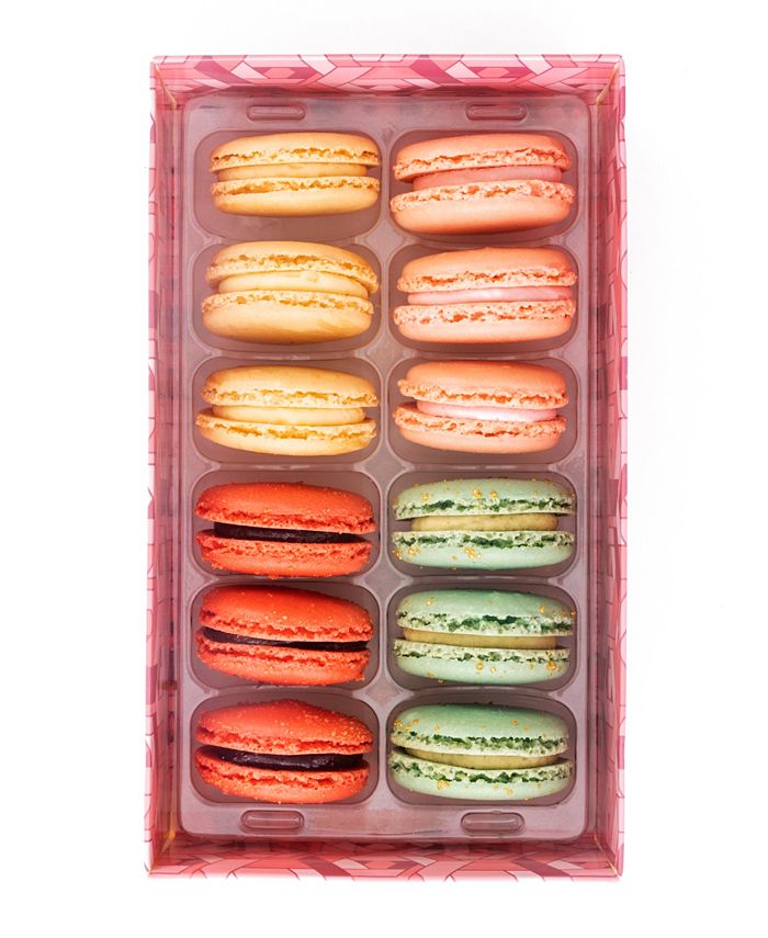 La Biscuitery La Vie En Rose Box of 12 Macarons - Macy's