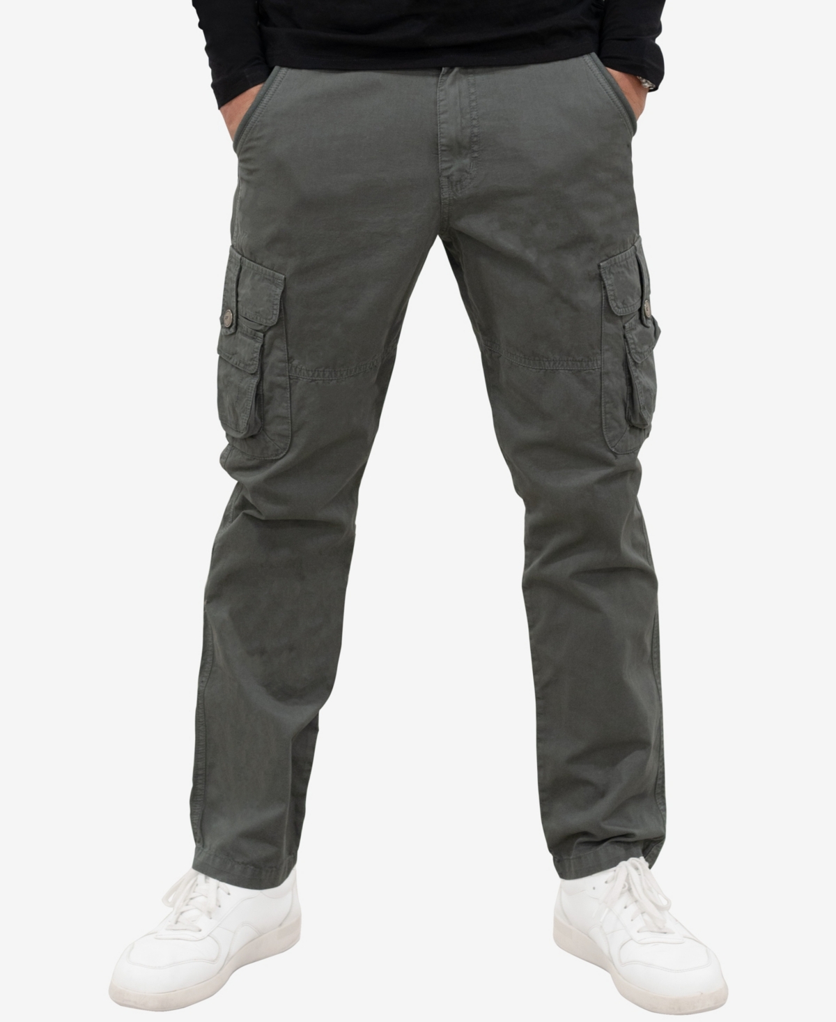 Click here for X-Ray Mens Utility Cargo Pants - Grey prices