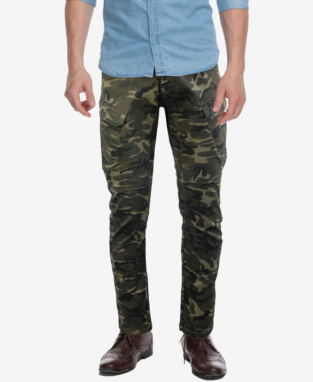 Click here for X-Ray Mens Utility Cargo Pants - Olive camo prices