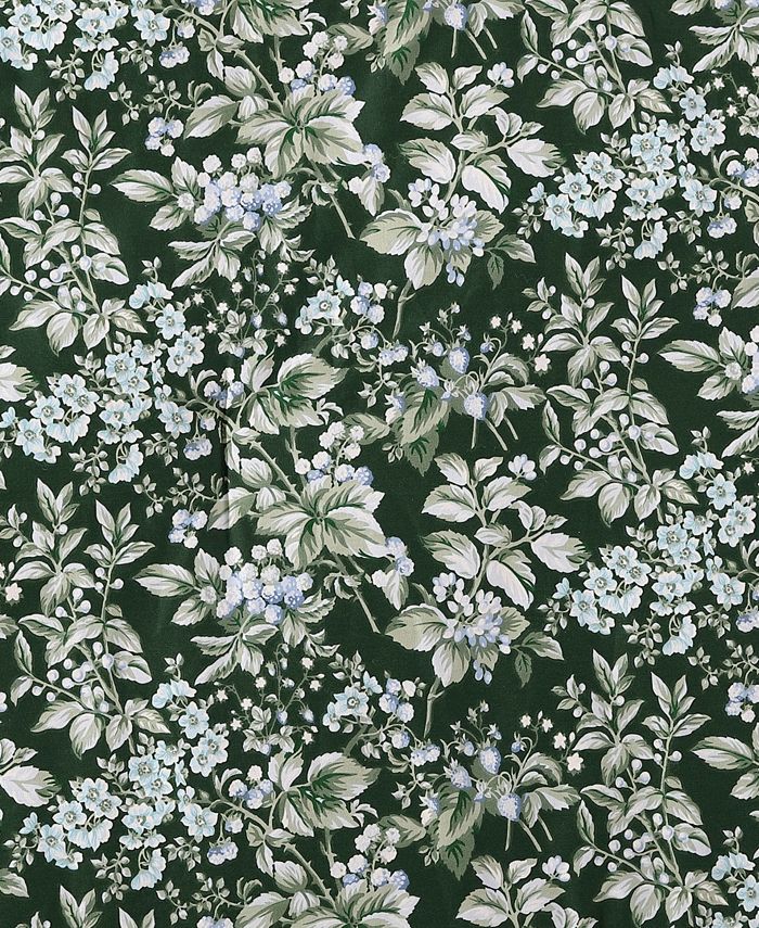 Laura Ashley Bramble Floral Cotton Reversible 7 Piece Duvet Cover Set ...