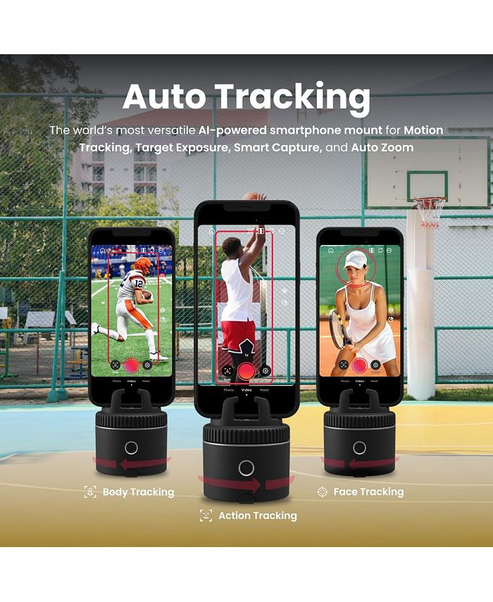 Pivo Pod Auto Face Tracking Phone Holder, 360° Rotation, 6 Speed ...