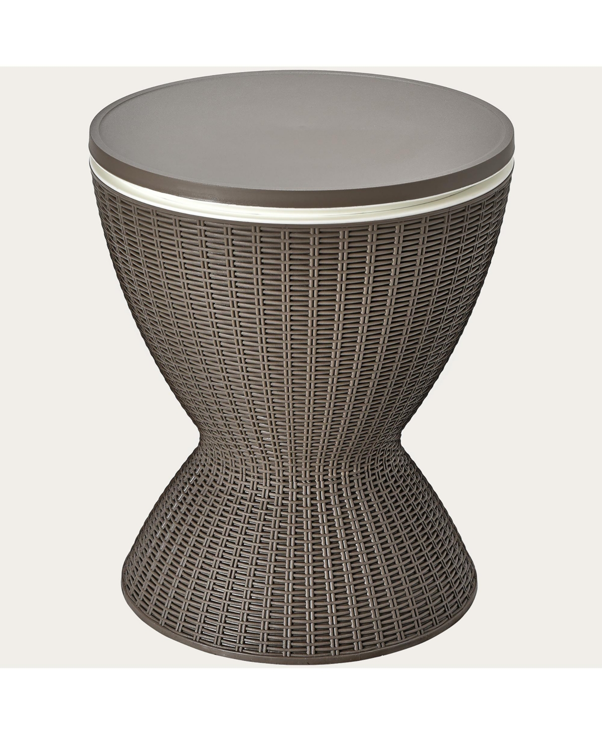 Click here for 8 Gallon 3 in 1 Patio Rattan Cooler Bar Table Adju... prices