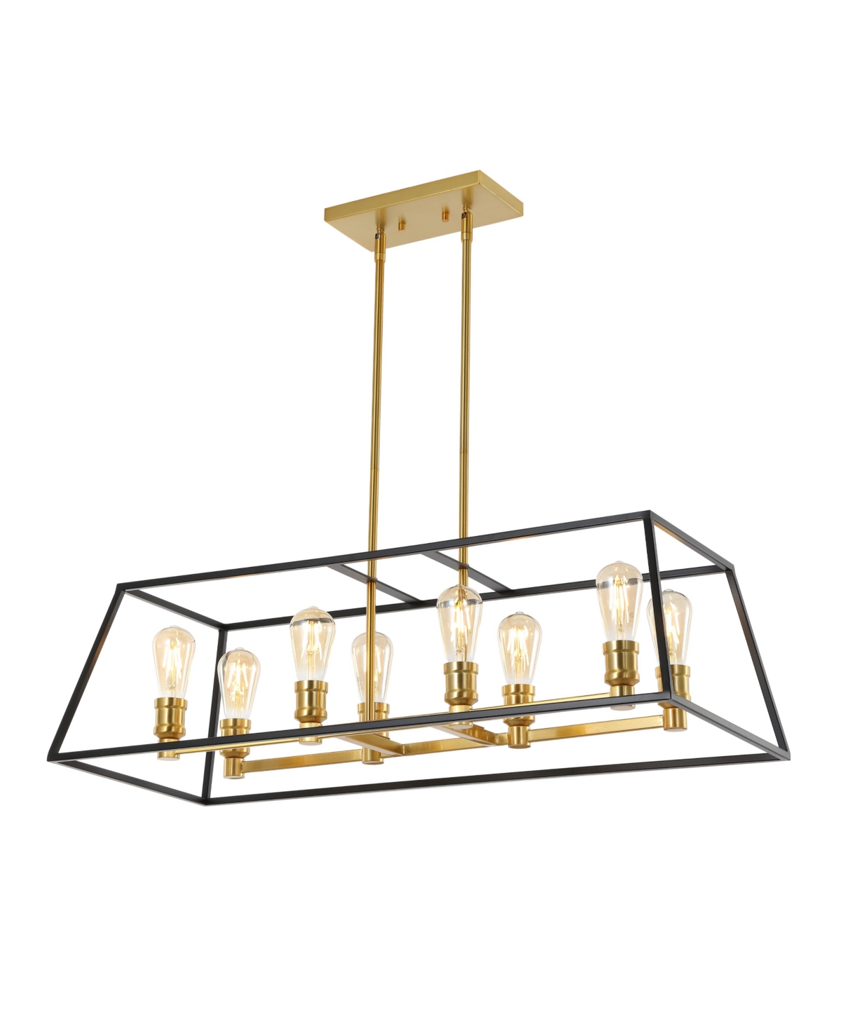 Click here for Liane 35 8-Light Farmhouse Industrial Iron Linear... prices