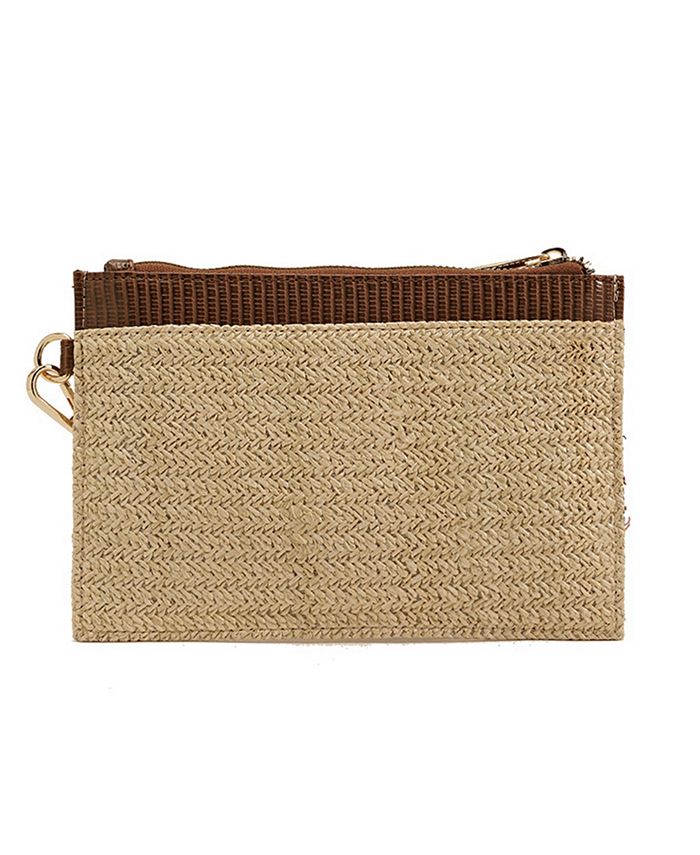 LIKE DREAMS Katherine Straw Small Clutch Wallet - Macy's