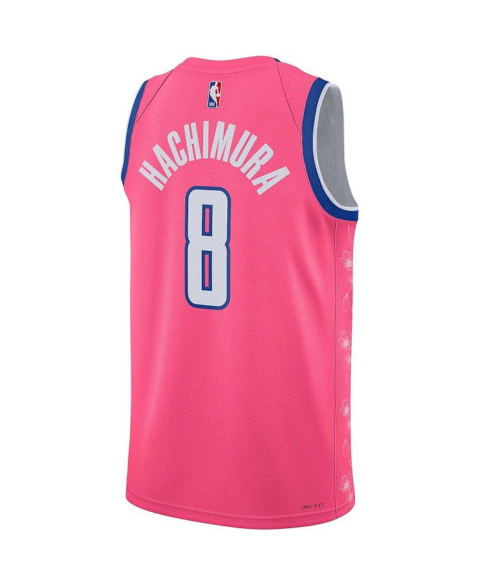 Nike Men's Rui Hachimura Pink Washington Wizards 2022/23 Swingman ...