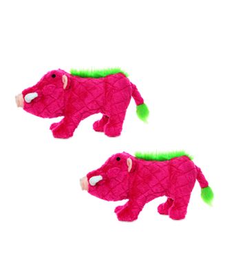Mighty Safari Warthog Pink, 2-Pack Dog Toys - Macy's