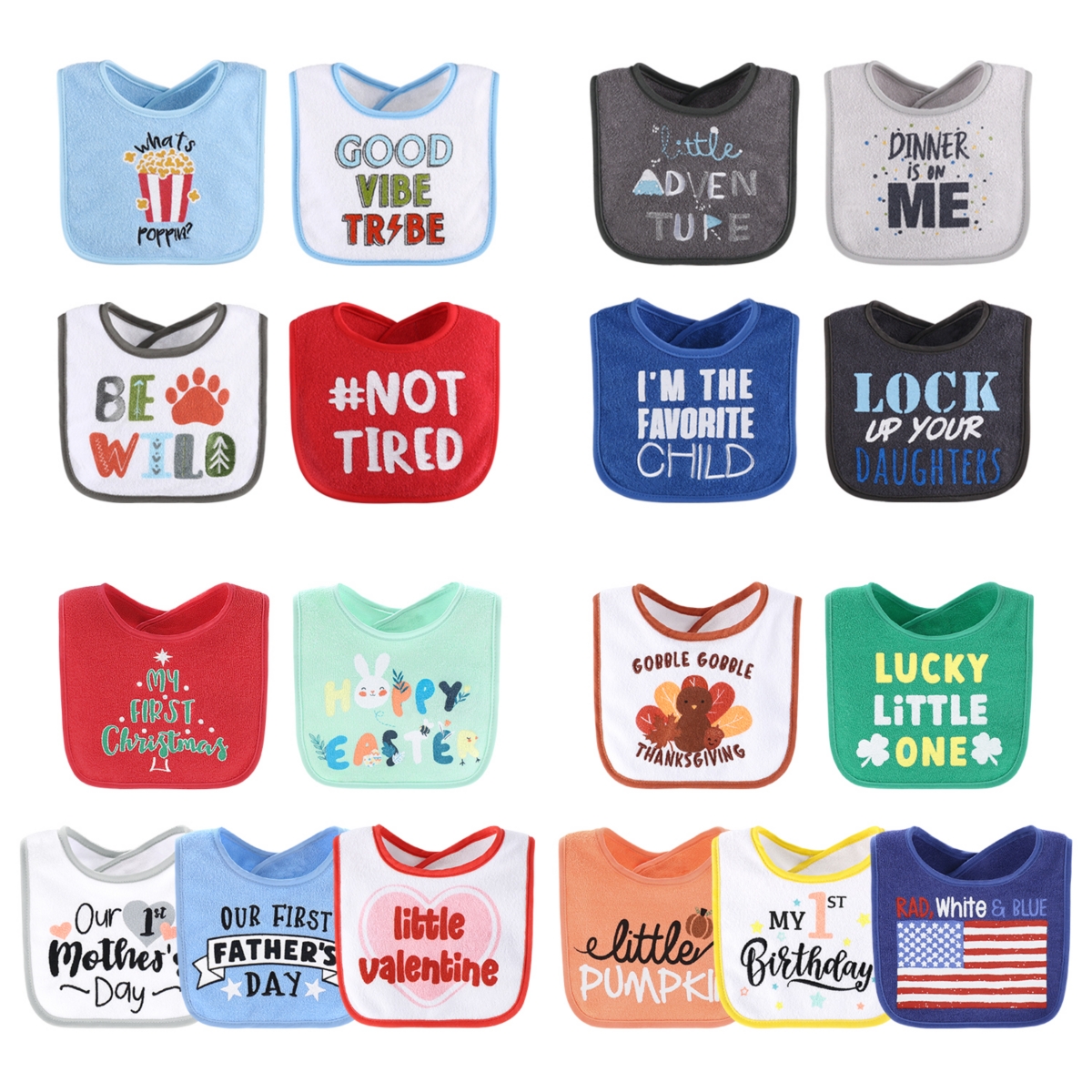 Click here for The Peanutshell Baby Girls Unisex Terry Bibs  18 P... prices