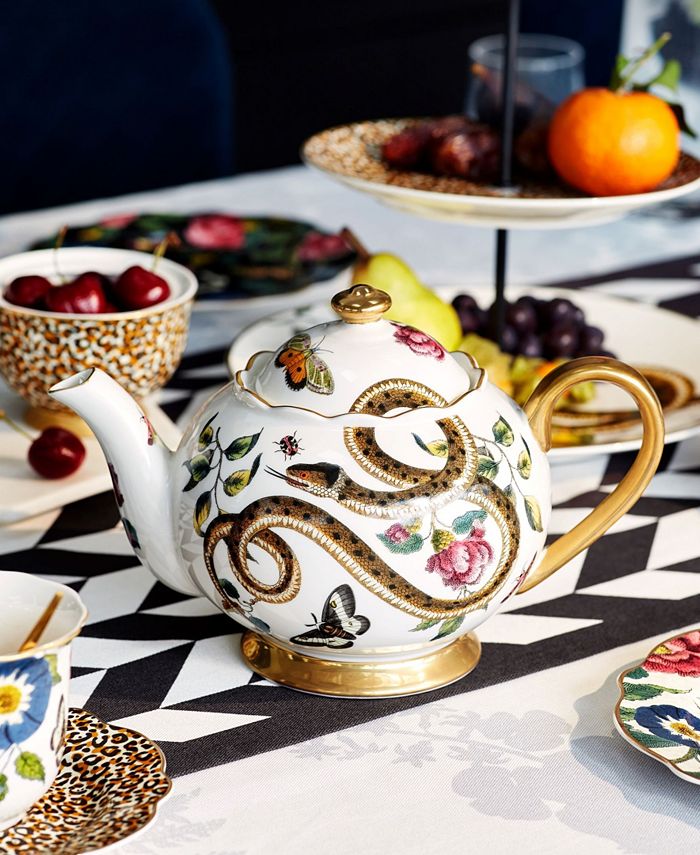 Spode Creatures of Curiosity Snake Teapot - Macy's