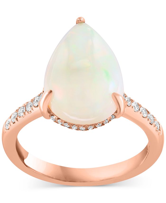 EFFY Collection EFFY® Ethiopian Opal (4-5/8 ct. t.w.) & Diamond (1/4 ct ...