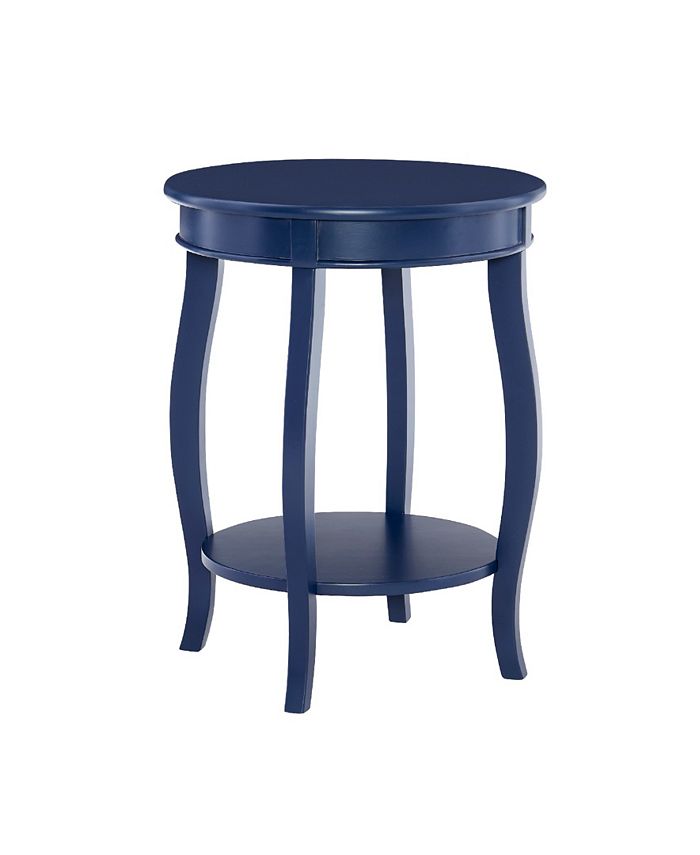 Linon Home Décor Powell Furniture Andover Round Side Table - Macy's
