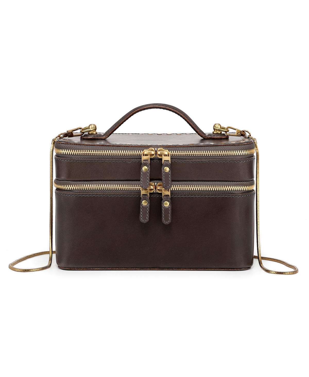 Click here for Ixia Jet-Set Leather Beauty Box - Slate prices