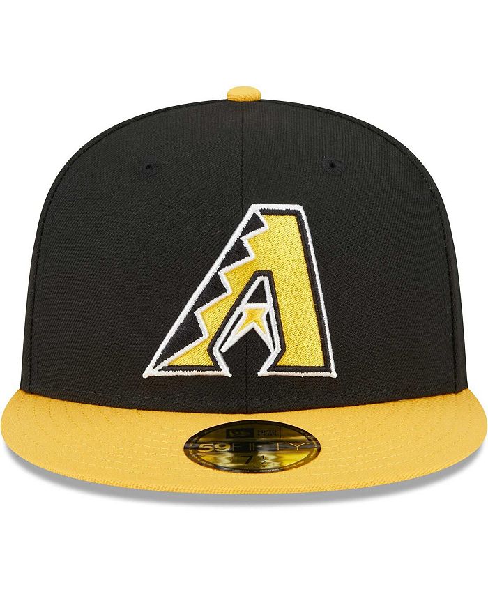 New Era Men's Black, Gold Arizona Diamondbacks 59FIFTY Fitted Hat - Macy's