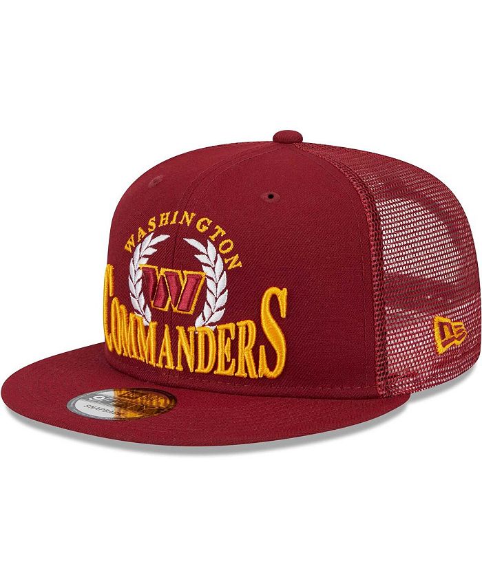 New Era Men's Burgundy Washington Commanders Collegiate Trucker 9FIFTY ...