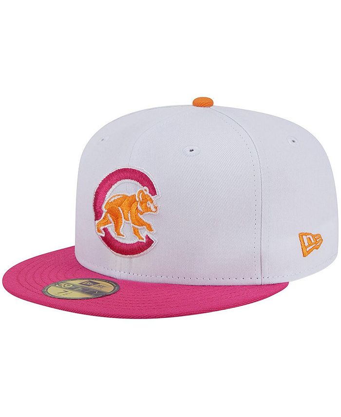 New Era Men's White, Pink Chicago Cubs Wrigley Field 100th Anniversary ...