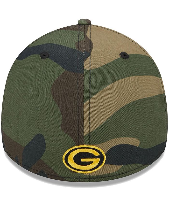 New Era Men's Camo Green Bay Packers Punched Out 39THIRTY Flex Hat - Macy's