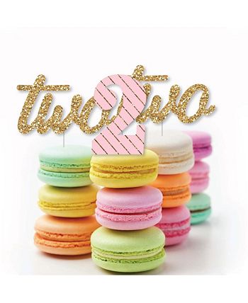 Big Dot of Happiness Two Much Fun - Girl - 2nd Birthday Party - DIY ...