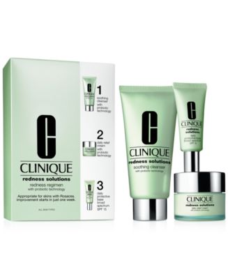 Clinique Redness Solution Redness Regimen Skincare Set - Macy's