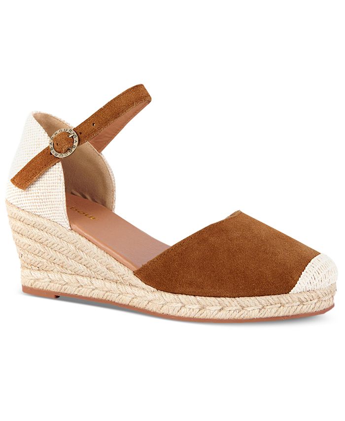 Barbour Women's Frances Ankle-Strap Espadrille Wedge Sandals - Macy's