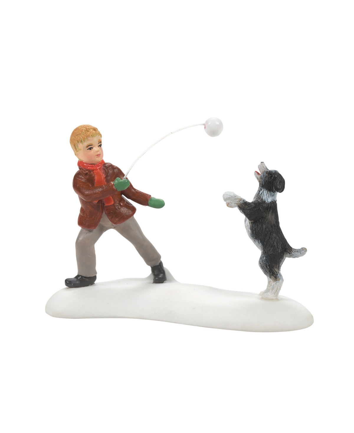 Click here for Department 56 Winter Game of Catch Figurine - Mult... prices