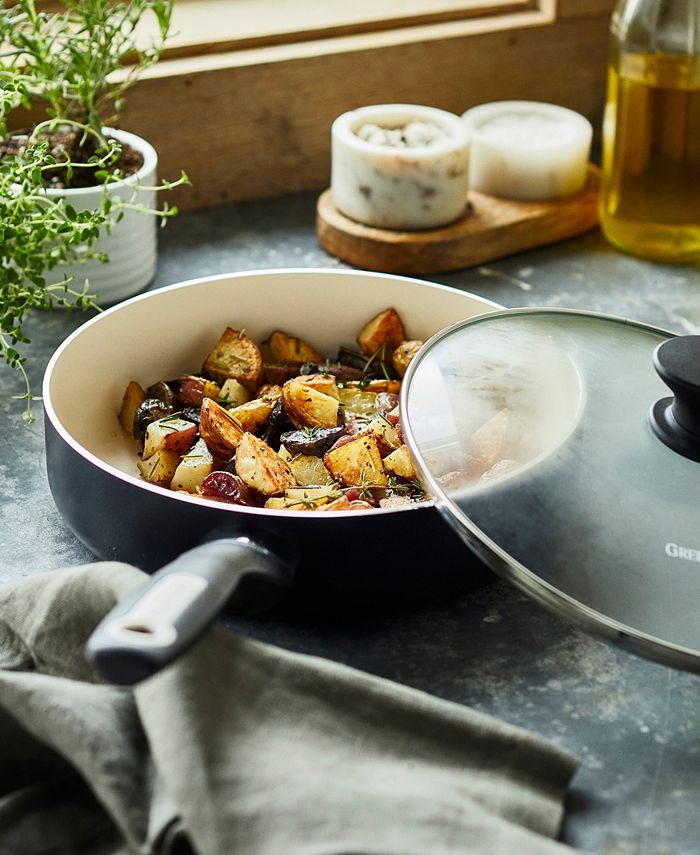 GreenPan Rio Ceramic Nonstick 5-Qt. Saute Pan - Macy's