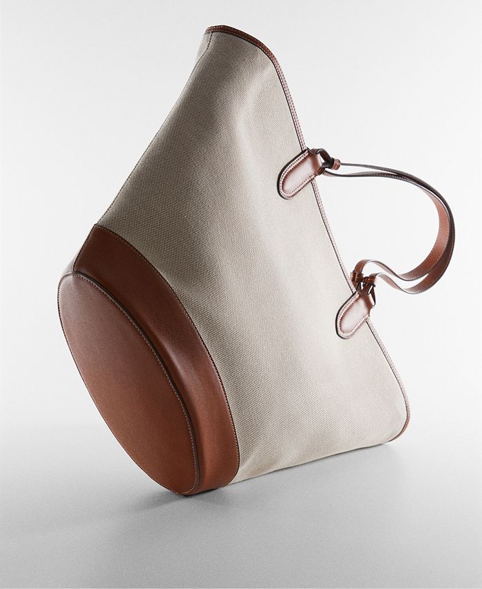 MANGO Women's Combined Shopper Handbag - Macy's