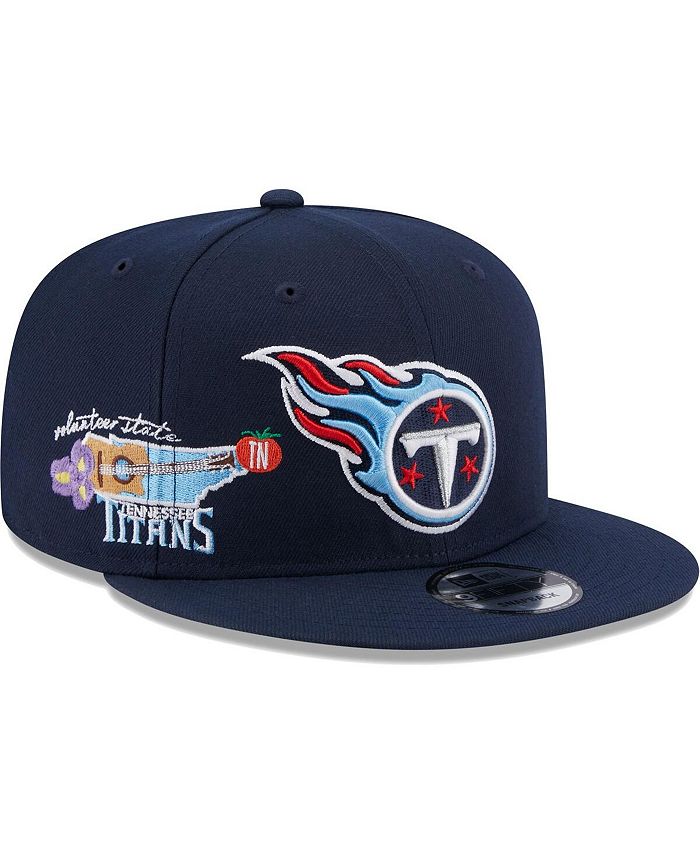 New Era Men's Navy Tennessee Titans Icon 9FIFTY Snapback Hat - Macy's