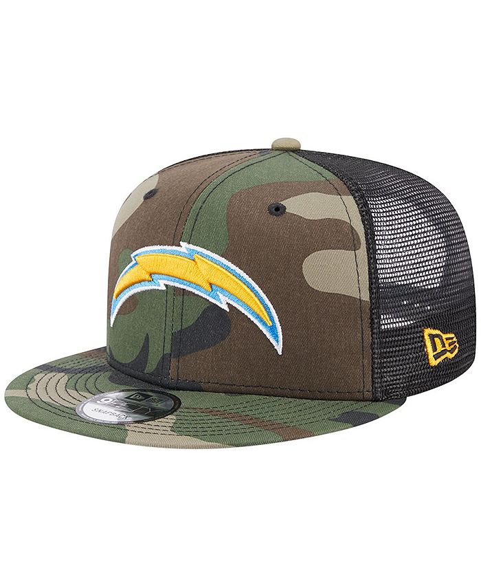 New Era Men's Camo Los Angeles Chargers Classic Trucker 9FIFTY Snapback ...