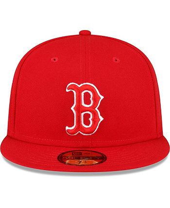 New Era Men's Red Boston Red Sox Sidepatch 59FIFTY Fitted Hat - Macy's