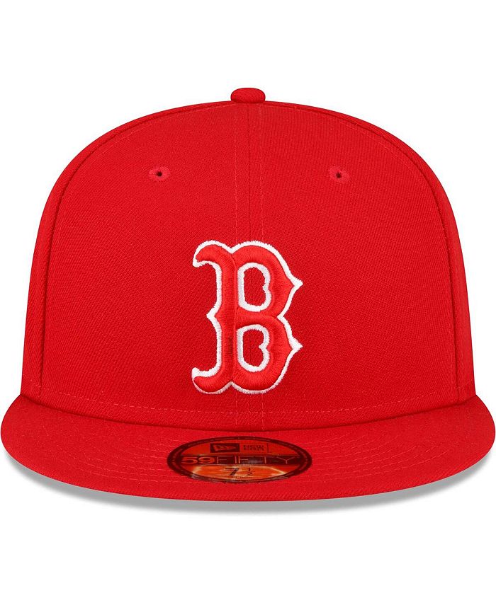 New Era Men's Red Boston Red Sox Sidepatch 59FIFTY Fitted Hat - Macy's