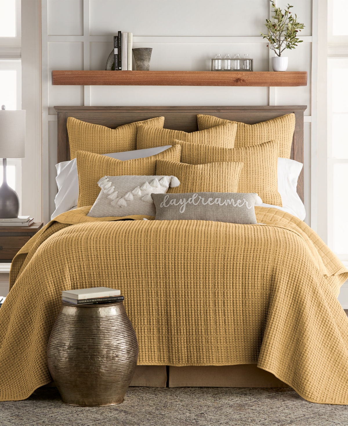 Click here for Levtex Mills Waffle Textured 3-Pc. Quilt Set  King... prices