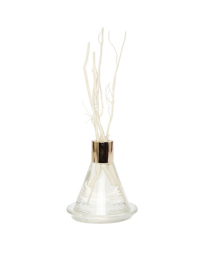 Vivience Clear Cone Shaped Reed Diffuser with Tray - Macy's
