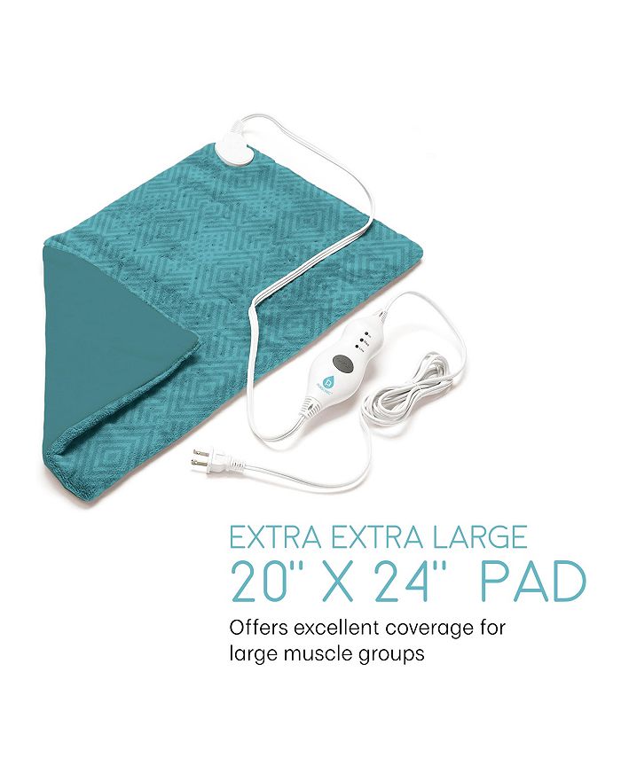 PURSONIC Extra Large Electric Heating Pad, 20x24 inch - Macy's