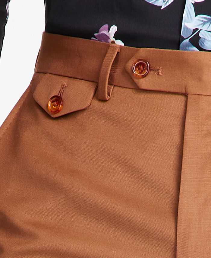 Tayion Collection Men's Classic-Fit Copper Suit Separates Pants - Macy's