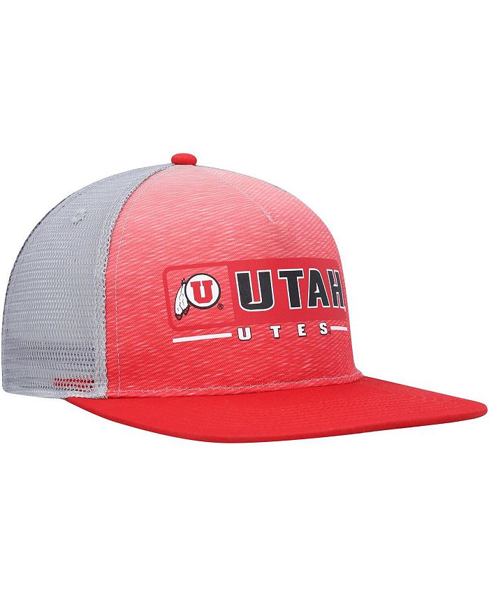 Colosseum Men's Red, Gray Utah Utes Snapback Hat - Macy's
