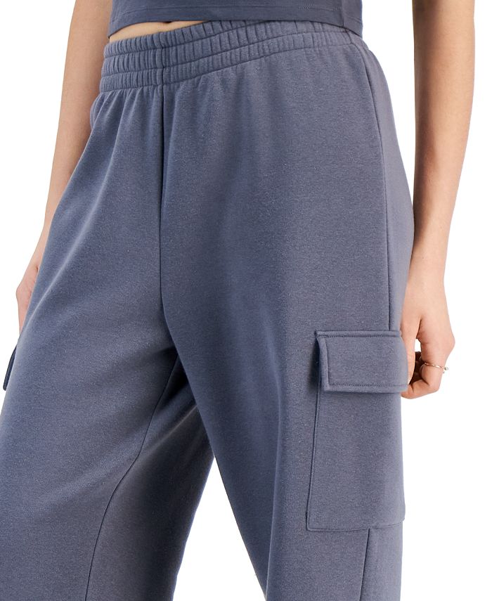 Grayson Threads, The Label Juniors' Wide-Leg Cargo Pocket Sweatpants ...