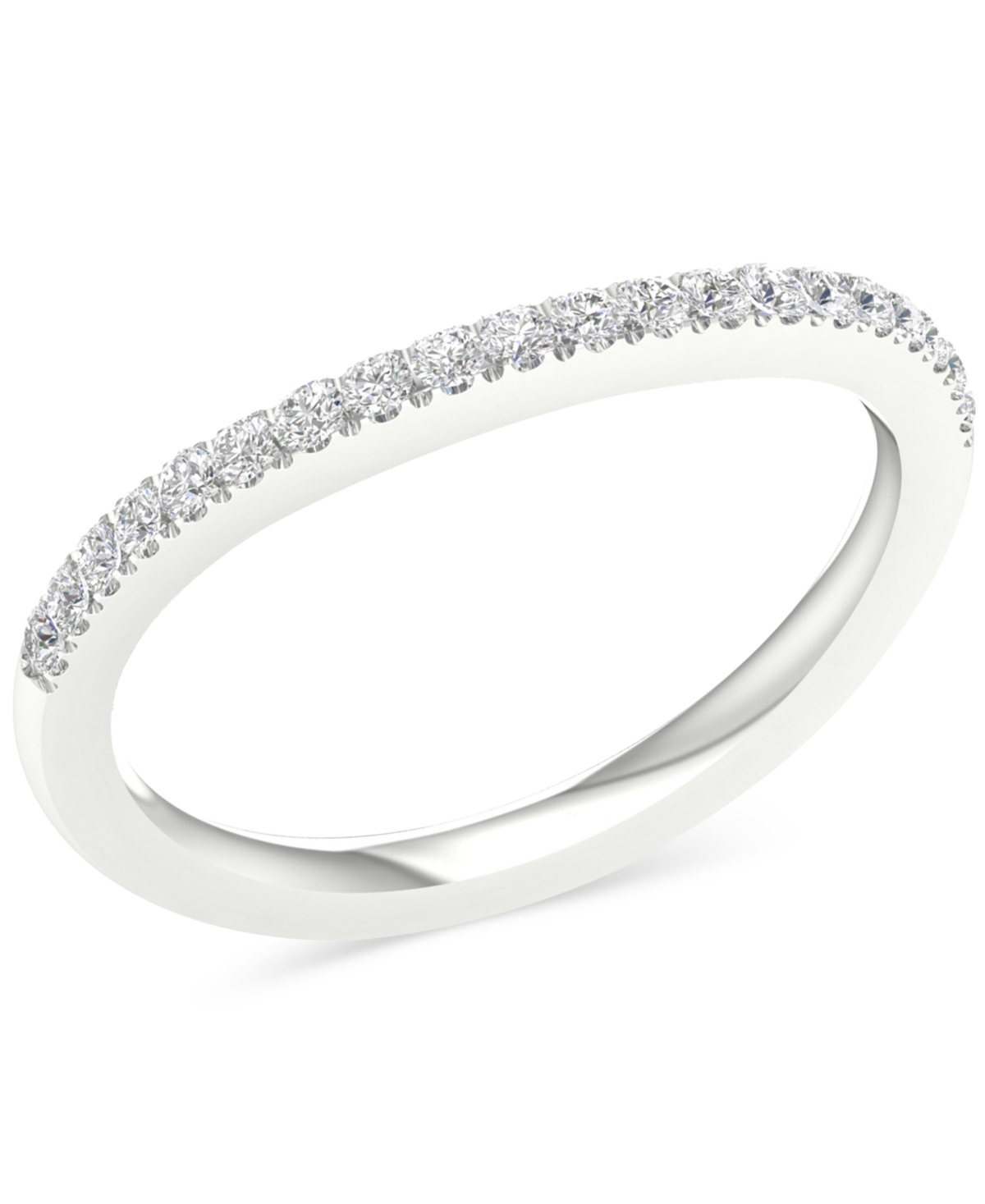 Click here for Diamond Wedding Band (1/5 ct. t.w.) in 14k White G... prices