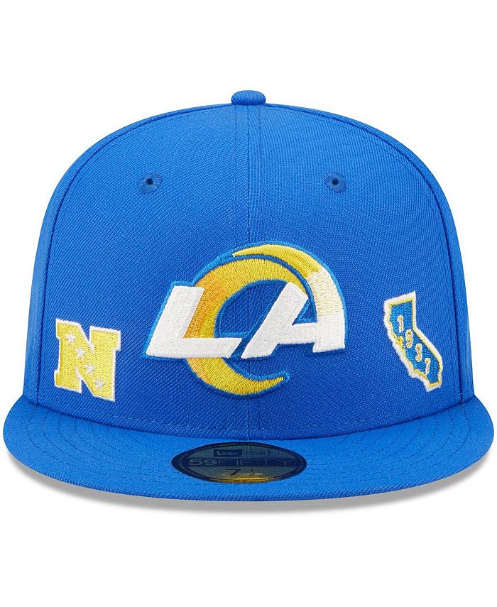New Era Men's Royal Los Angeles Rams Identity 59FIFTY Fitted Hat - Macy's