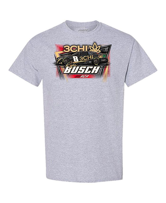 Richard Childress Racing Team Collection Men's Heather Gray Kyle Busch ...