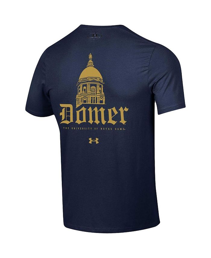 Under Armour Men's Navy Notre Dame Fighting Irish Domer 2-Hit T-shirt ...