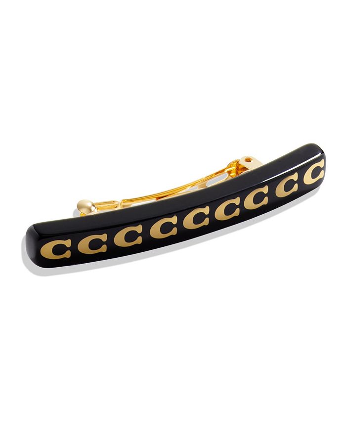 COACH Signature Resin Barrette - Macy's