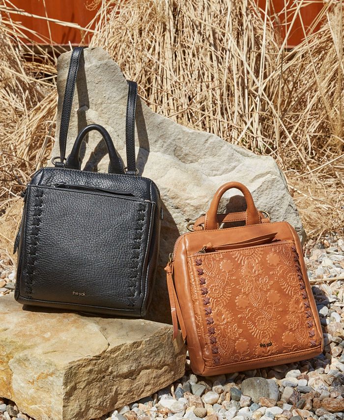 The Sak Loyola Convertible Small Leather Backpack - Macy's