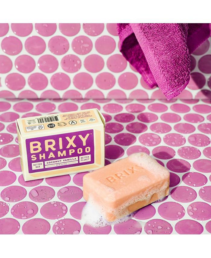 BRIXY Coconut Vanilla Shampoo Bar for Balance & Hydration - Macy's