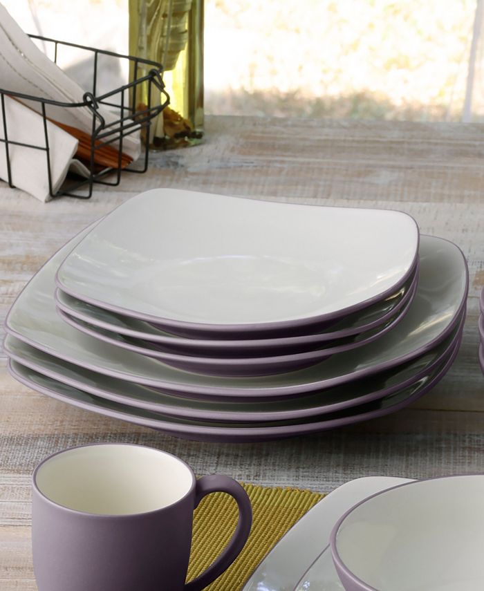 Noritake Colorwave Square Salad Plates, Set of 4 - Macy's