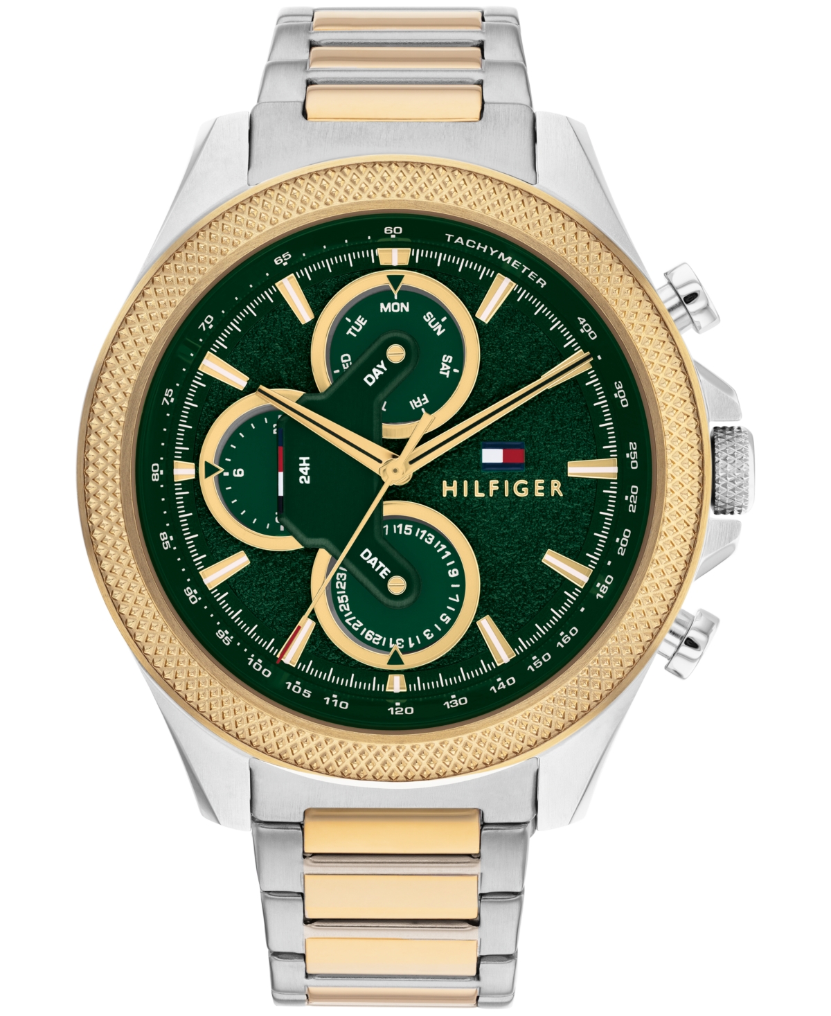 Click here for Tommy Hilfiger Mens Multifunction Two-Tone Stainle... prices