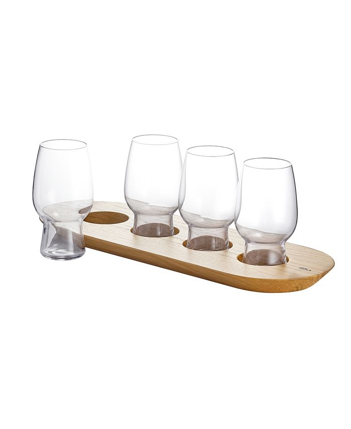 Waterford Craft Brew 5 Piece Beer Flight Set - Macy's