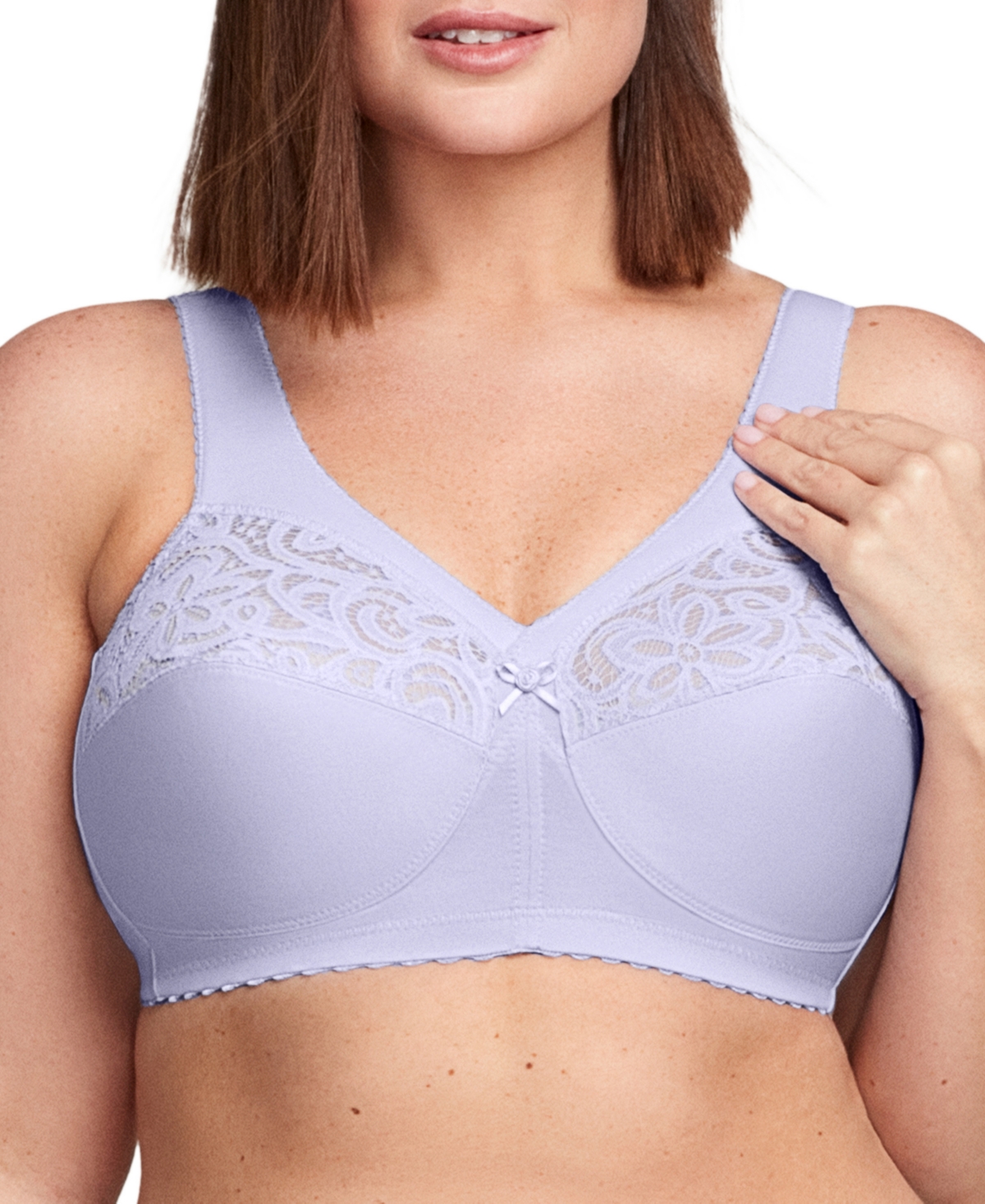 Click here for Womens Full Figure Plus Size MagicLift Cotton Wire... prices