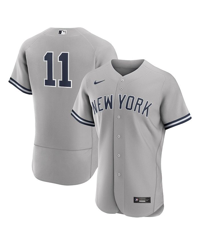 Nike Men's Anthony Volpe Gray New York Yankees Road Authentic Jersey - Macy's