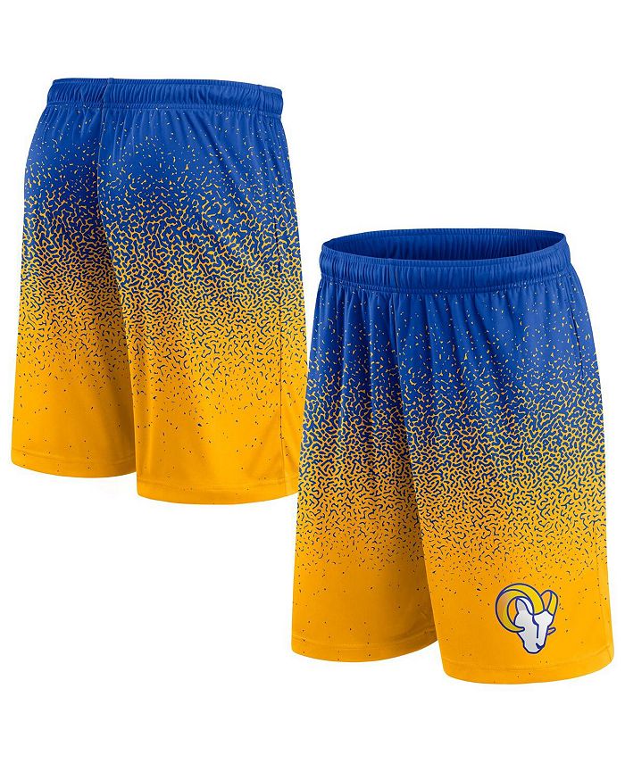 Fanatics Men's Royal, Gold Los Angeles Rams Ombre Shorts - Macy's