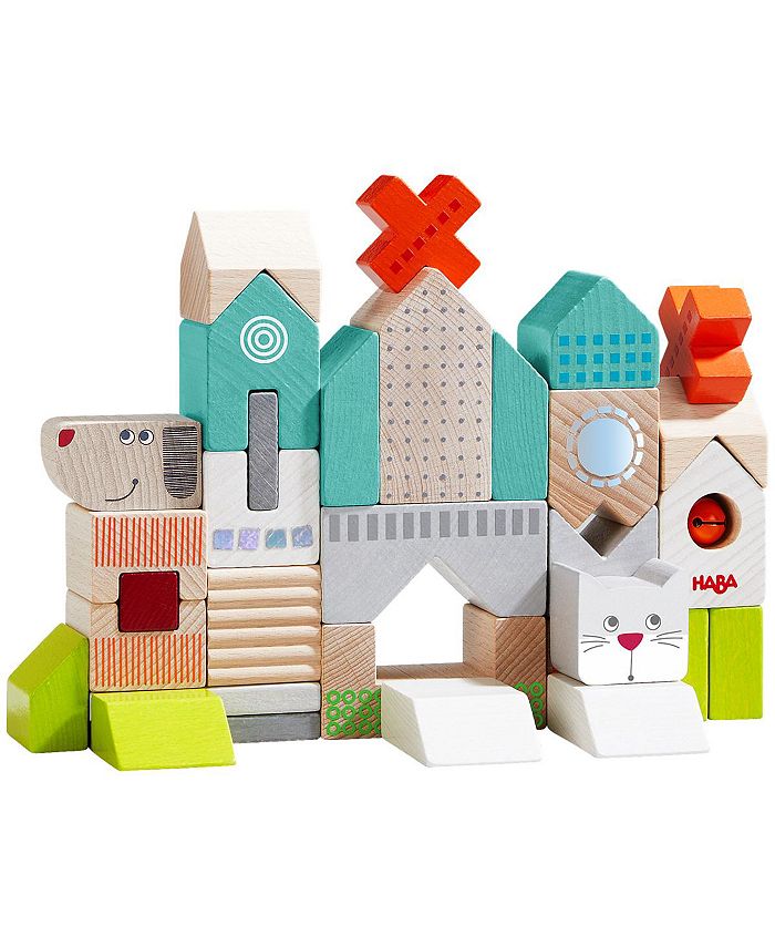 Haba Dog and Cat Wooden Building Blocks - 31 Piece - Macy's
