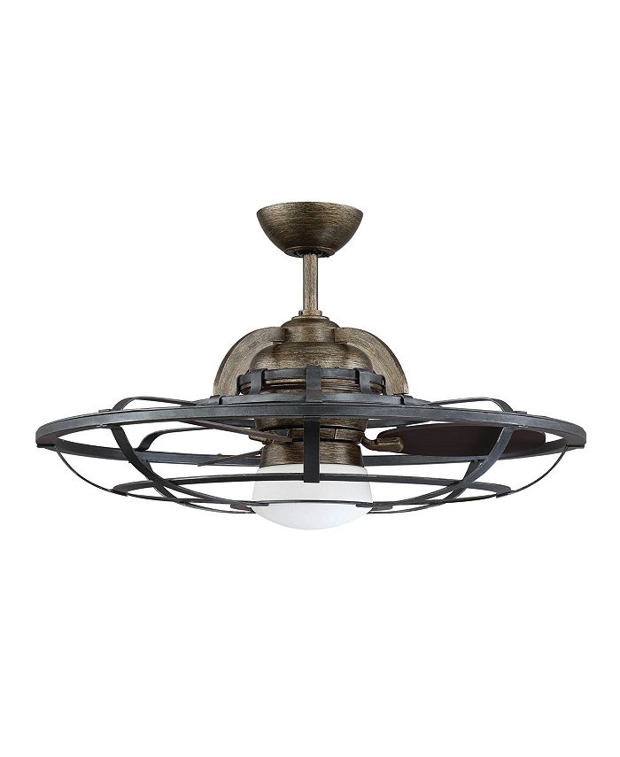 Savoy House Alsace LED Fan D'Lier in Reclaimed Wood - Macy's